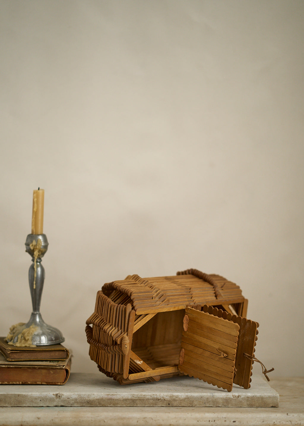 Antique Tramp Art Keepsake Basket – FORESTBOUND