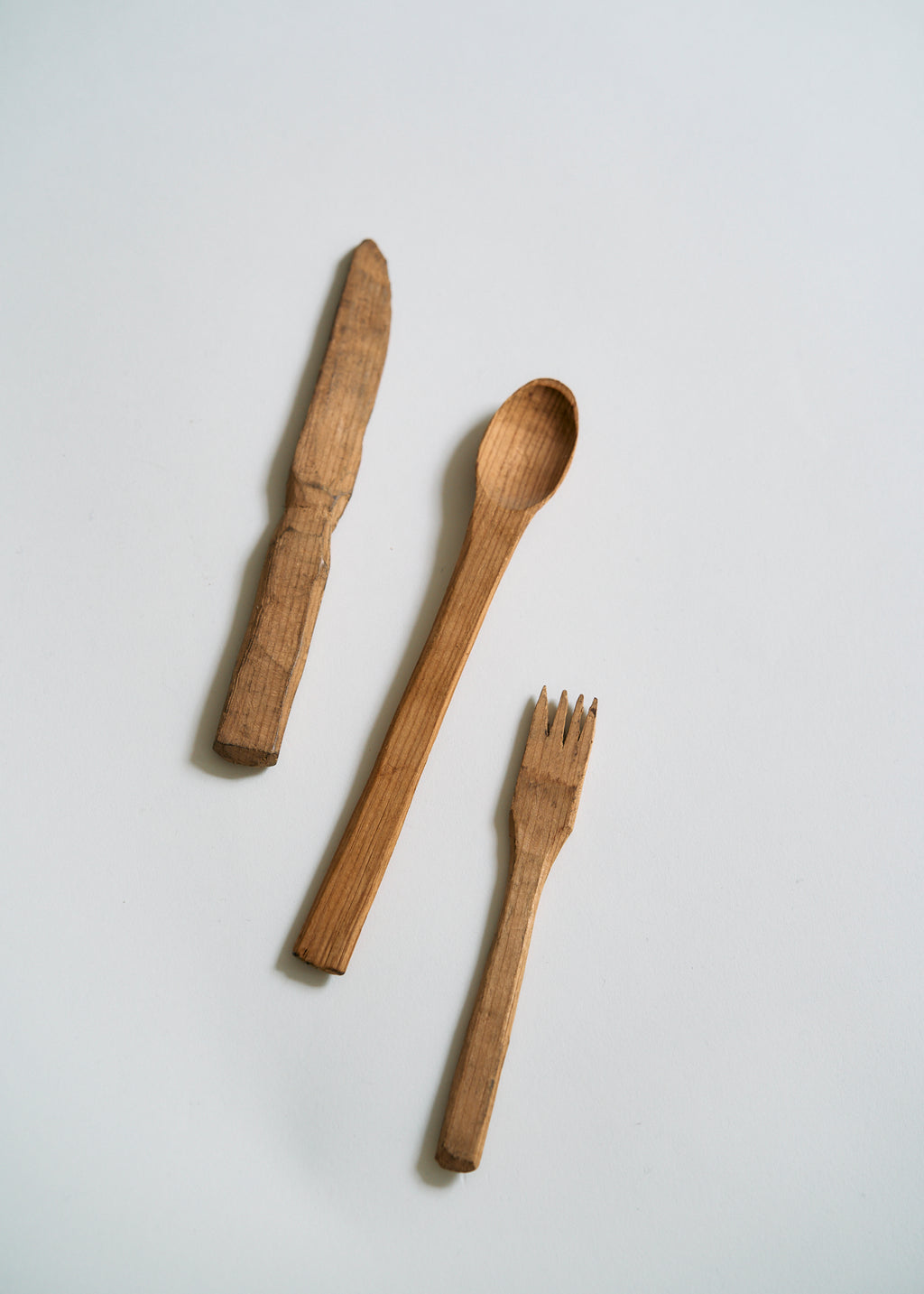 Vintage Folk Art Wood Cutlery Set – FORESTBOUND