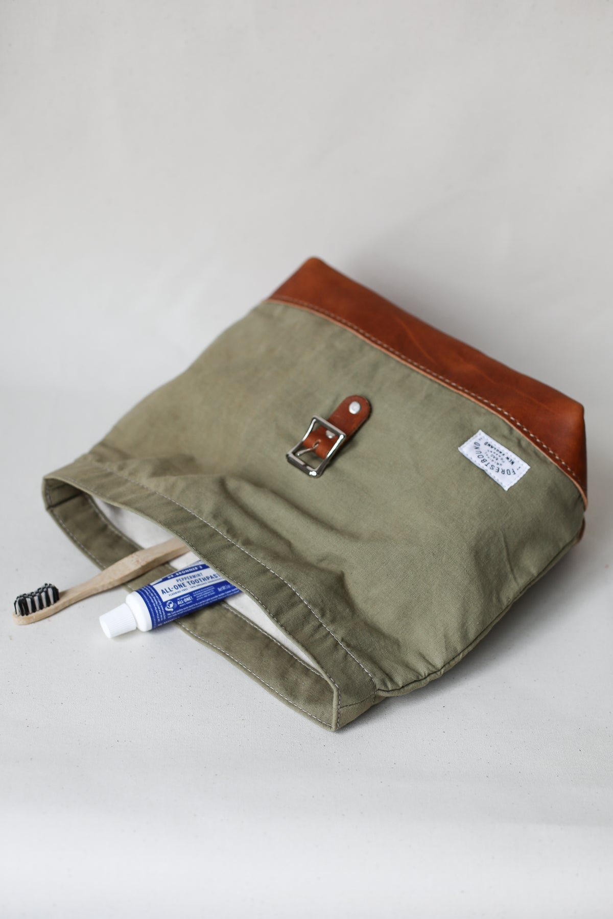 1950's era Salvaged Canvas Roll Top Dopp Kit – FORESTBOUND