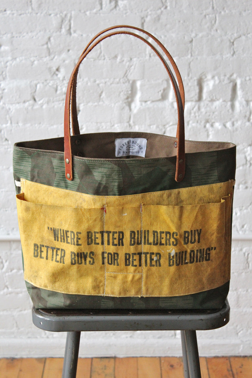 WWII era Camo & Lumber Apron Tote Bag – FORESTBOUND